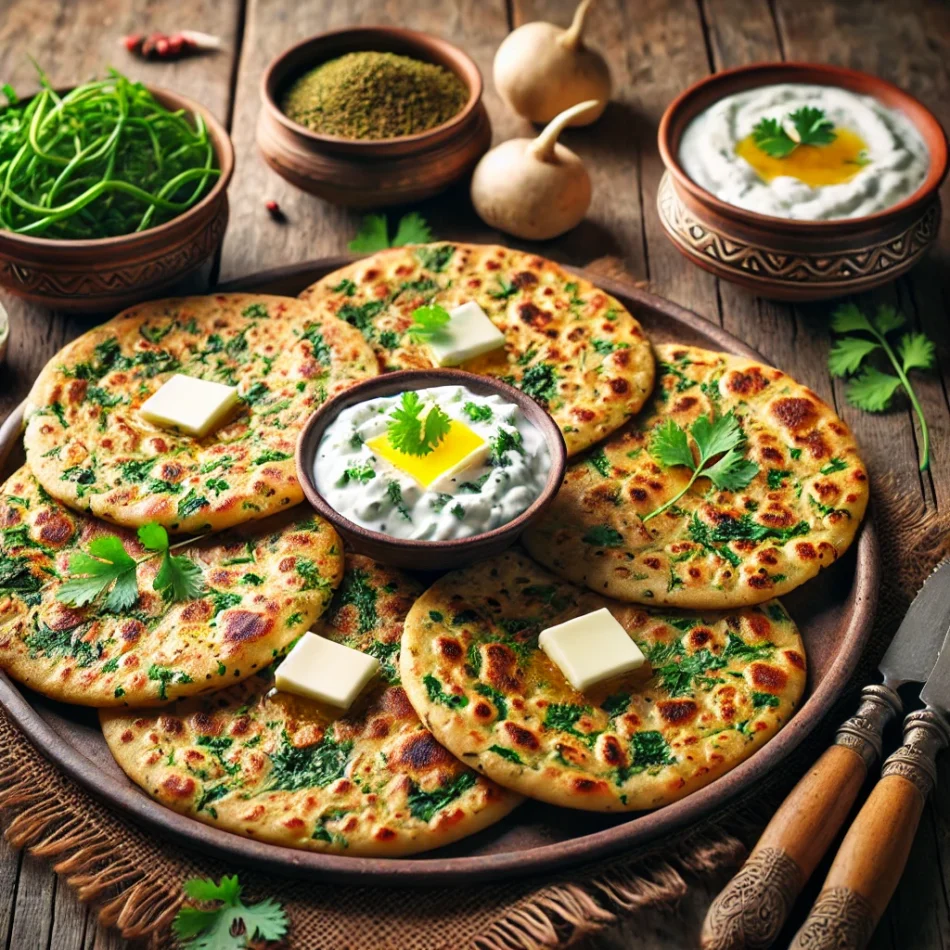 Aloo Methi Paratha | Mooli Raita – FoodWiki