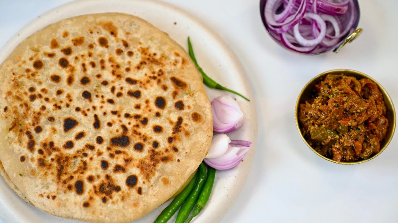 Aloo Pyaz Paratha | Mix Veg Raita with Tadka – FoodWiki