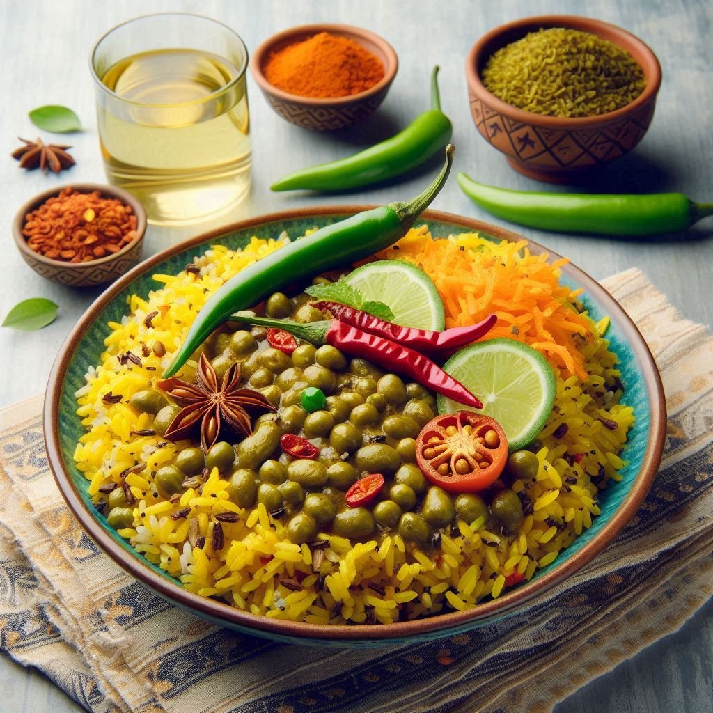 Dal Wale Chawal, Green Chilli Chutney | Chana Dal Pulao – FoodWiki