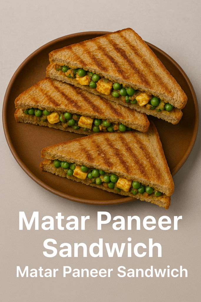 Matar Paneer Sandwich – FoodWiki