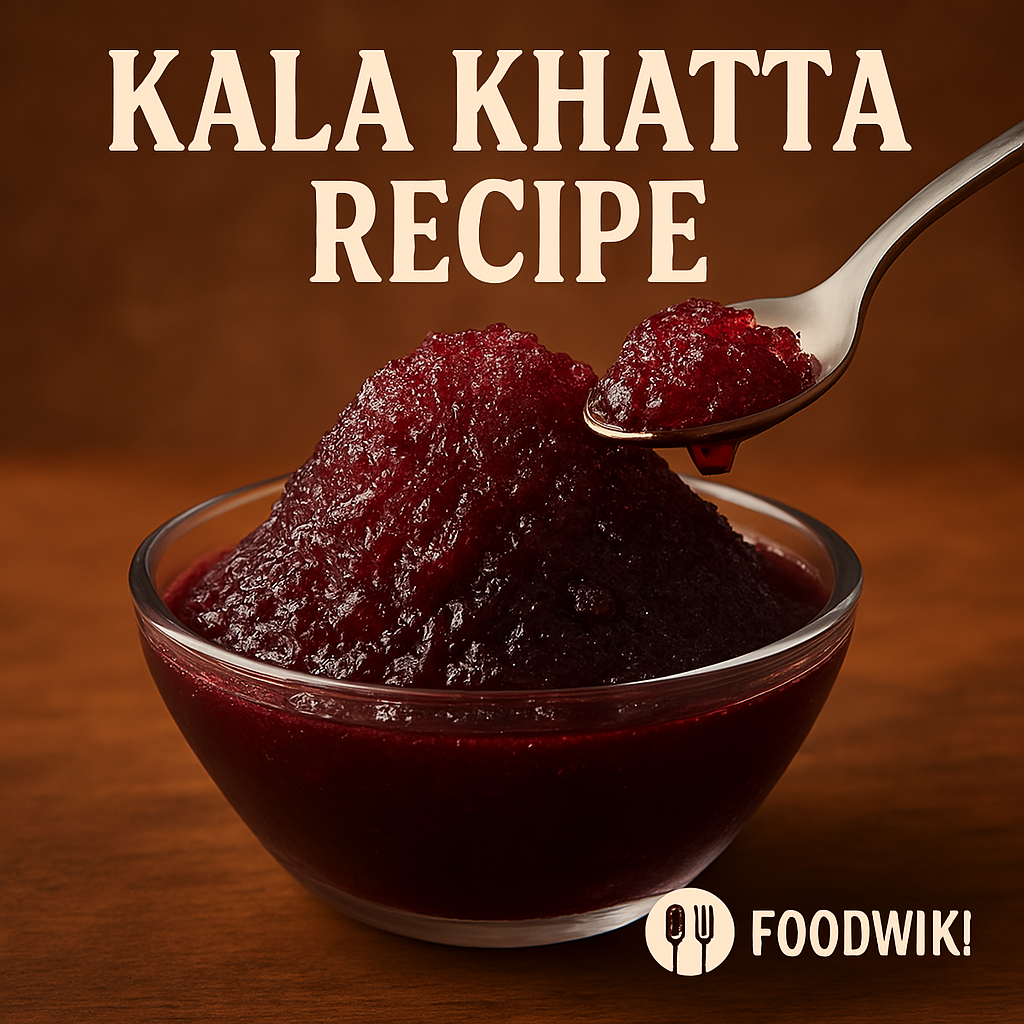 Kala Khatta Recipe – FoodWiki
