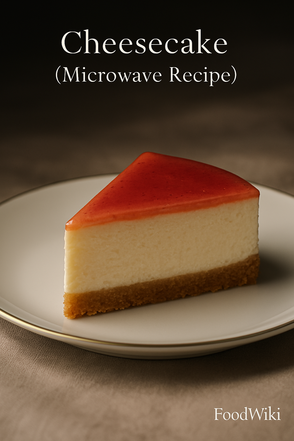 Cheesecake (Microwave Recipe) – FoodWiki